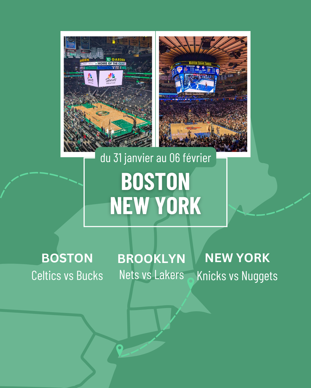 Voyage Basket US à Boston et New York - Gate One